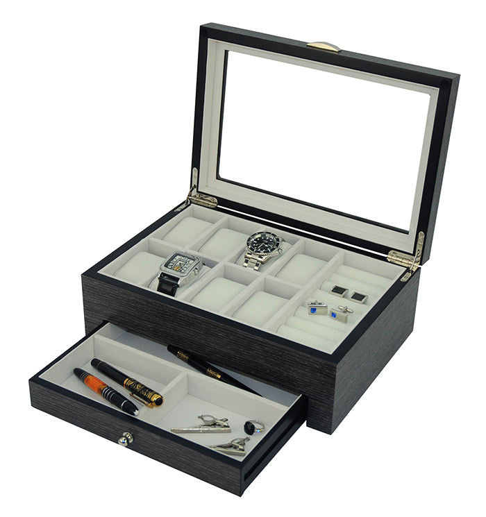 Luxury Ginko Wood Men's Jewelry Box | Jewellery Boxes Australia