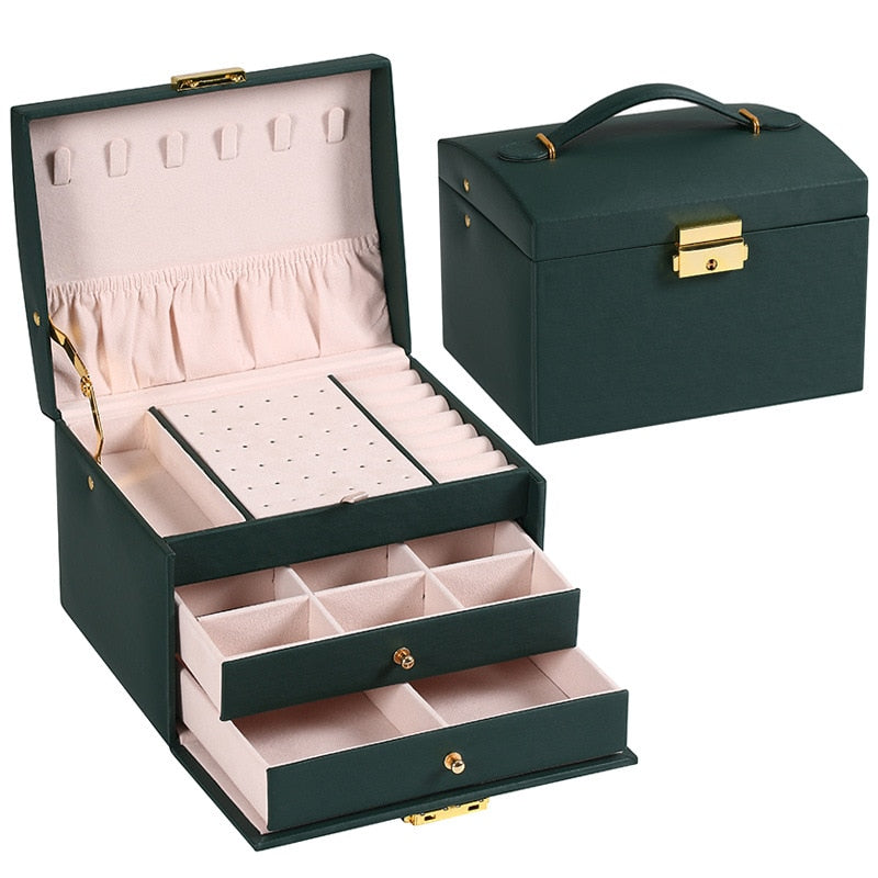 Multi-functional Three-layer Jewelry Box | Jewellery Boxes Australia